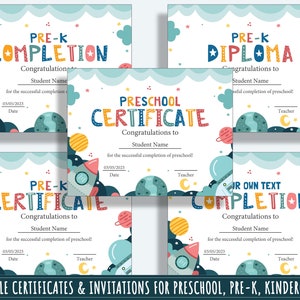Galactic Achievements: 37 Pages of Planets and Space-themed Diplomas ...