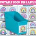 Editable Rainbow Book Bin Labels: 16 Customizable Designs for Perfect ...
