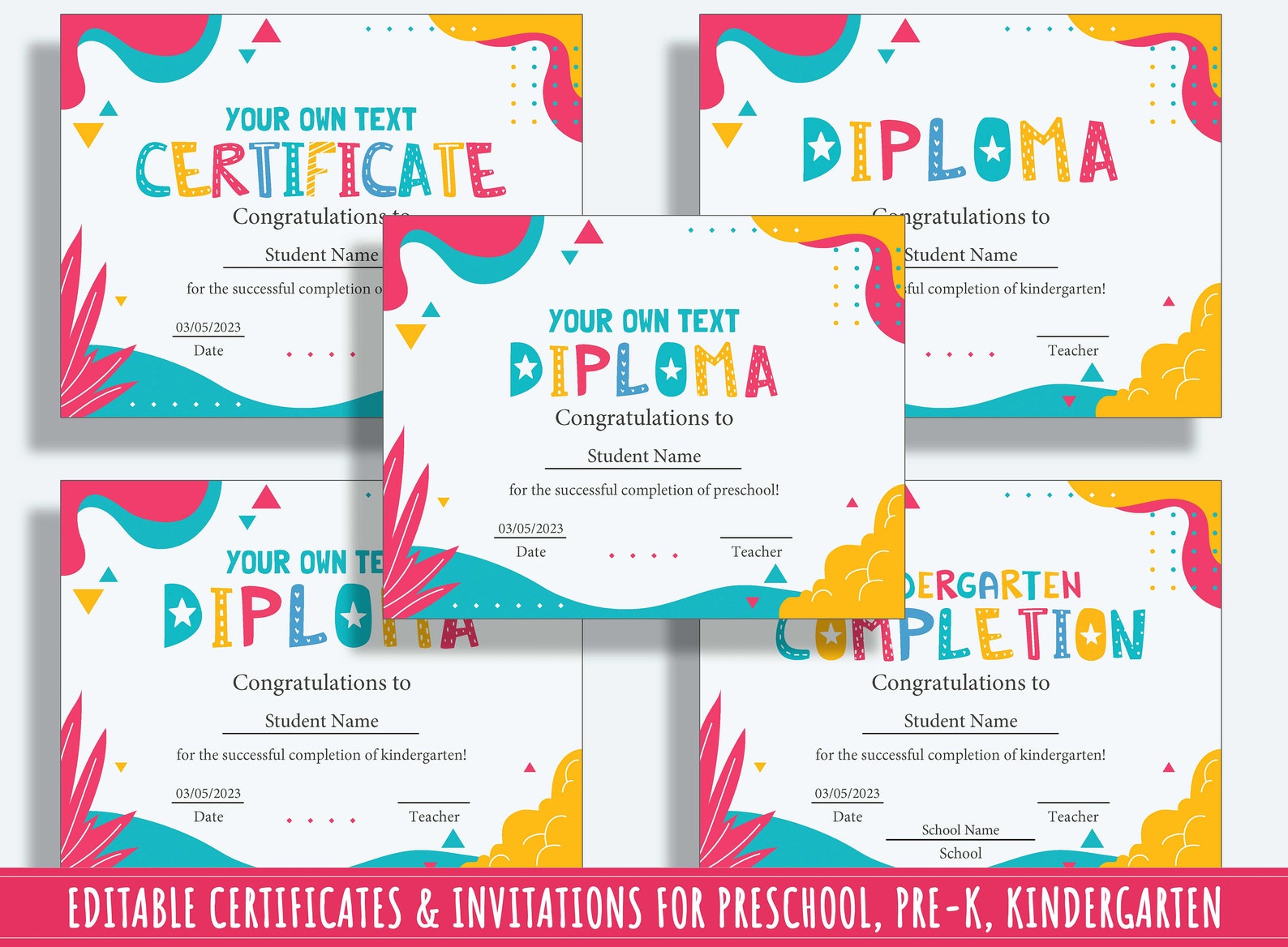 Editable Award Certificates, Star Student Certificate, End of the Year ...