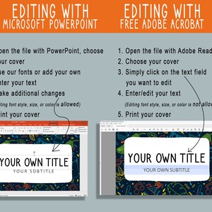 10 Editable Farm Animal Binder Covers, Includes 1, 1.5, 2" Spines ...