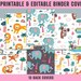 African Animals Binder Cover, 10 Printable & Editable Covers + Spines ...