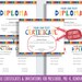 Preschool and Kindergarten Diploma, Certificate, and Invitation ...