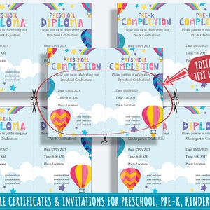 Student Certificates, Editable End of Year Diplomas, Certificates, and ...