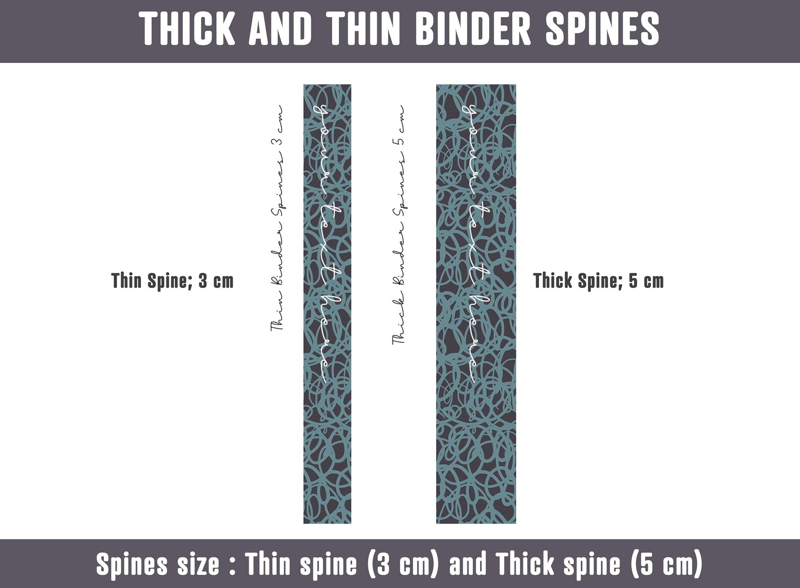 Powerpoint Binder Covers, 10 Printable/editable Abstract Binder Covers ...