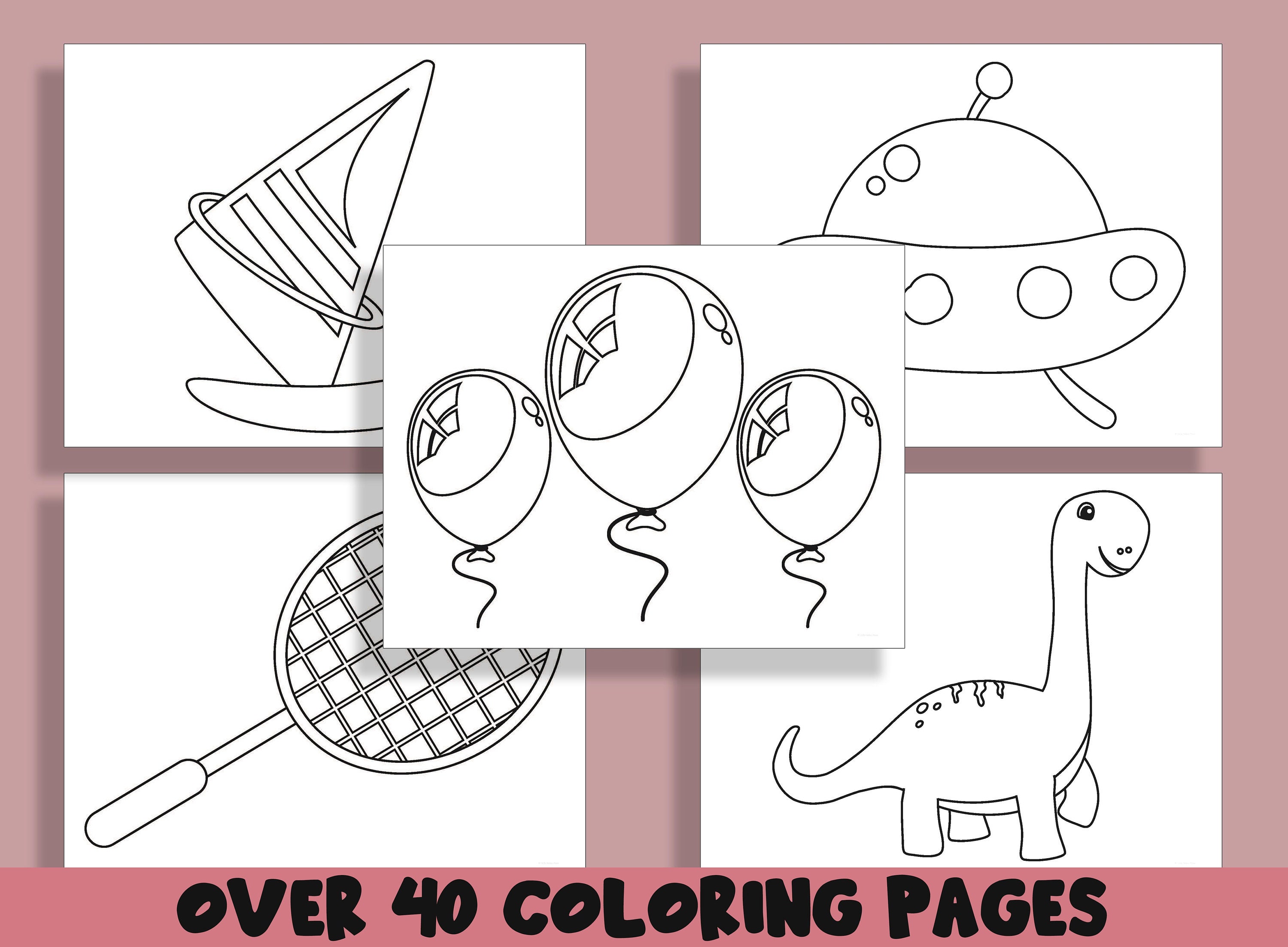 40 Preschool Coloring Pages, Suitable for Toddlers, Preschool ...