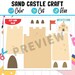 Build a Sandcastle: Summer Craft Activity for Kids Color, Cut, and Glue ...