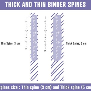 Powerpoint Binder Covers, 10 Printable/editable Abstract Doodle Covers ...