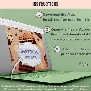 Bakery Binder Cover (bread, Cake, Brownie, Bun, Croissant...), 10 ...