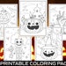 Halloween Activities for Kids, 40 Printable Coloring Pages for Kids ...