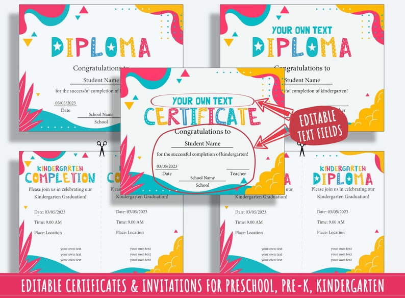 Editable Award Certificates, Star Student Certificate, End of the Year ...