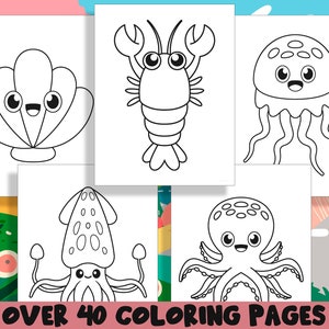 Animal Coloring Pages: 40 Printable Animal Designs for Preschool ...