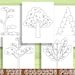 25 Beautiful Tree Coloring Pages for Preschool and Kindergarten, PDF ...