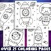 Space Coloring Pages, 25 Cute Kids Astronauts, Space and Astronomy ...