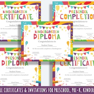 Editable Funny Class Awards, End of the Year Awards, Diplomas ...