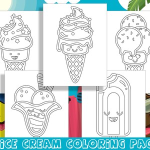 Sweet Treats: 15 Delicious Ice Cream Coloring Pages for Kids – High ...