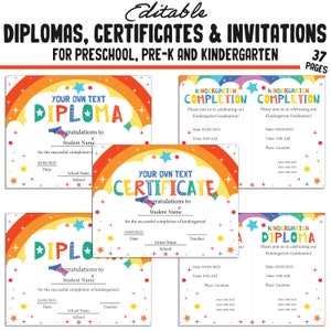37 Customizable Rainbow-themed Pre-k, Kindergarten, and Preschool ...