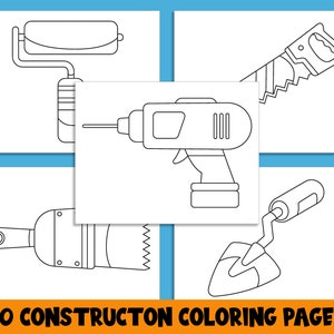 Construction Coloring Pages: 20 Fun & Engaging Worksheets for Preschool ...