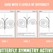 Butterfly Symmetry Activity, Butterflies Line of Symmetry Activity, 24 ...
