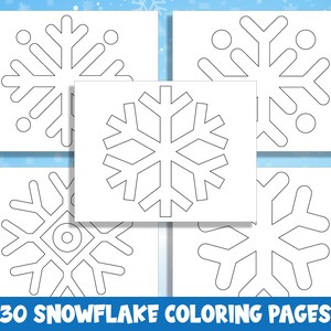 30 Snowflake Coloring Pages for Preschool and Kindergarten – High ...