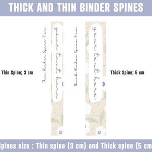 Powerpoint Binder Covers, 10 Printable/editable Floral Pattern Covers ...