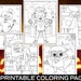 Halloween Activities for Kids, 40 Printable Coloring Pages for Kids ...