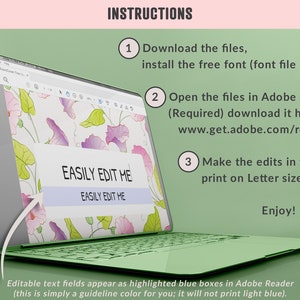 Planner Cover, 10 Printable & Editable Binder Covers+spines, Teacher ...