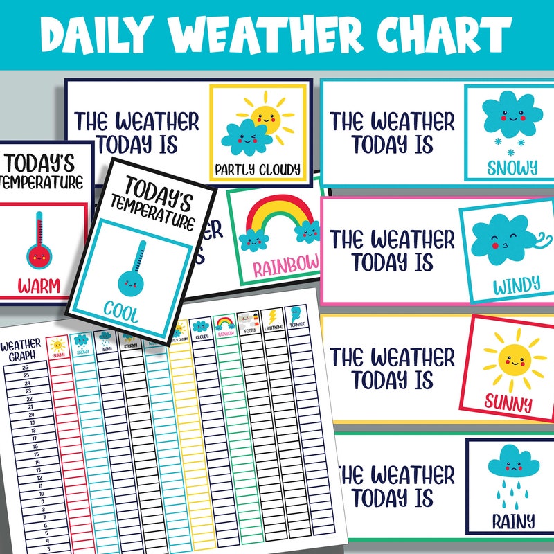 Weather Chart - Etsy