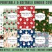Christmas Planner Cover, 10 Printable & Editable Binder Covers+spines ...