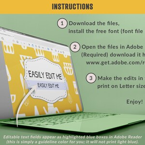 Cooking Binder Cover, 10 Printable/editable Covers+spines, Binder ...