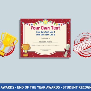 Editable Class Superlatives Awards, End of the Year Classroom Awards ...