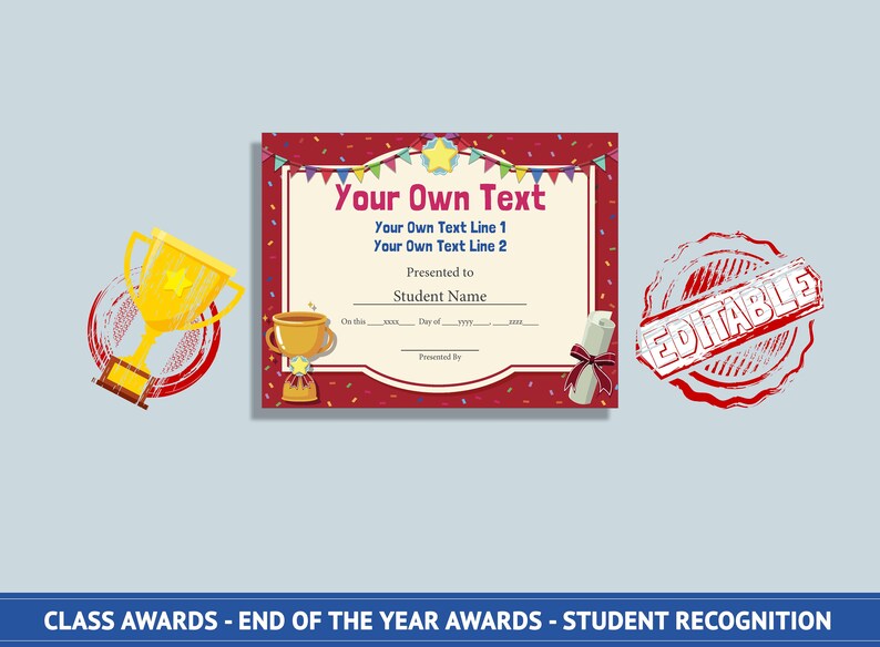Editable Class Superlatives Awards, End of the Year Classroom Awards ...