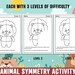 Animal Symmetry Worksheet, Animal Theme Lines of Symmetry Activity, 24 ...