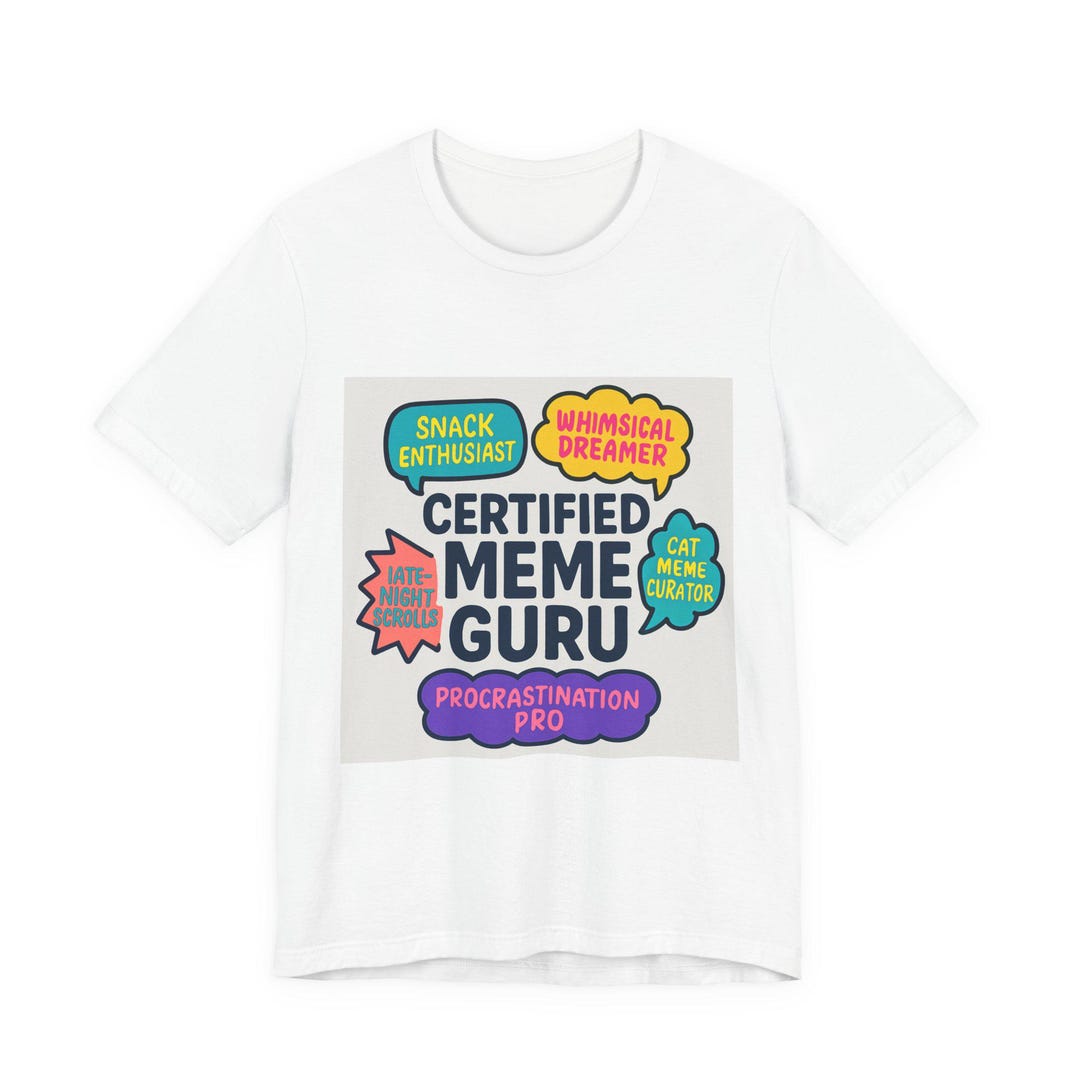 Certified Meme Guru T-shirt | Funny Internet Culture Tee - Etsy