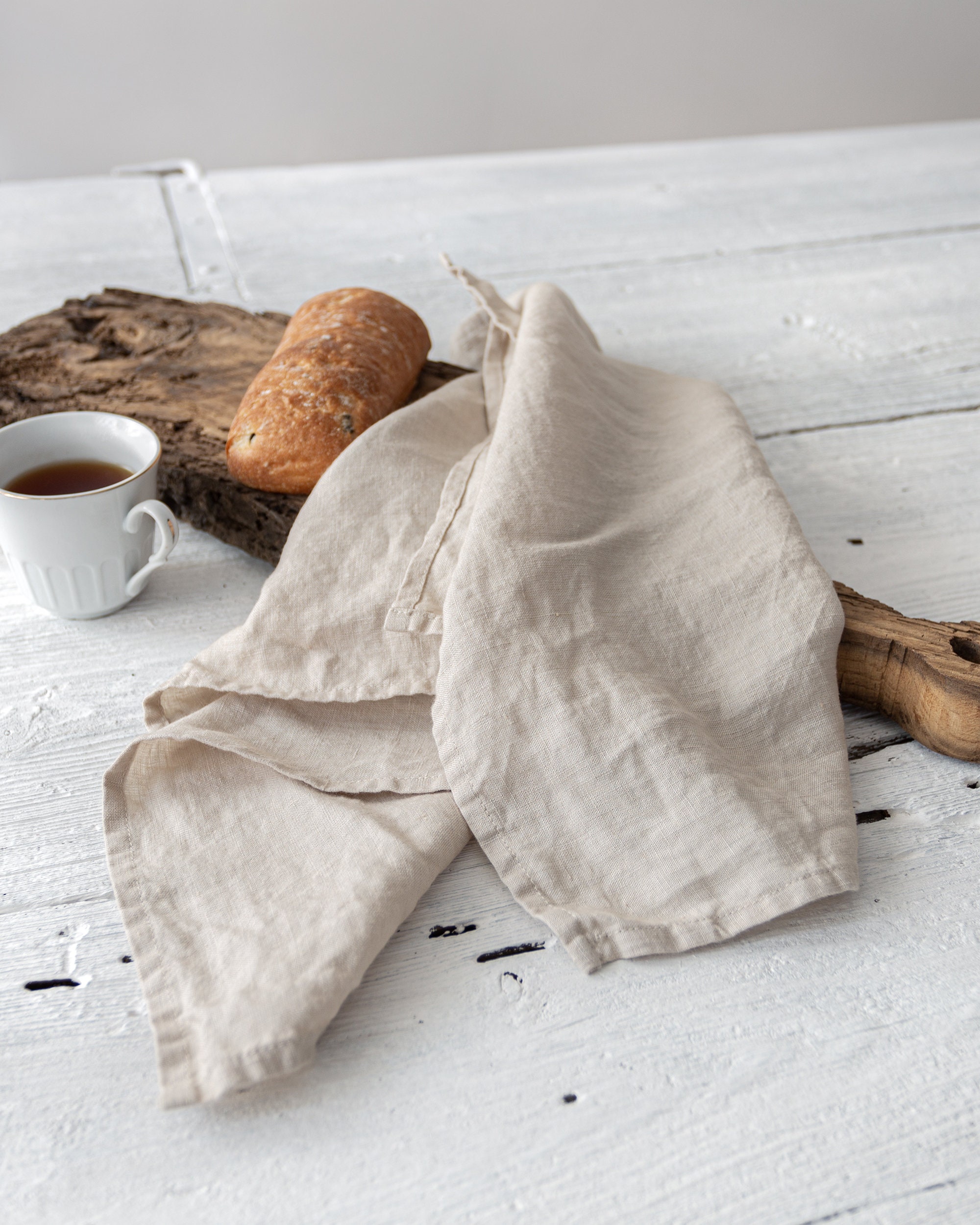 Linen Tea Towel Linen Dishcloths Washed Linen Kitchen Towel | Etsy