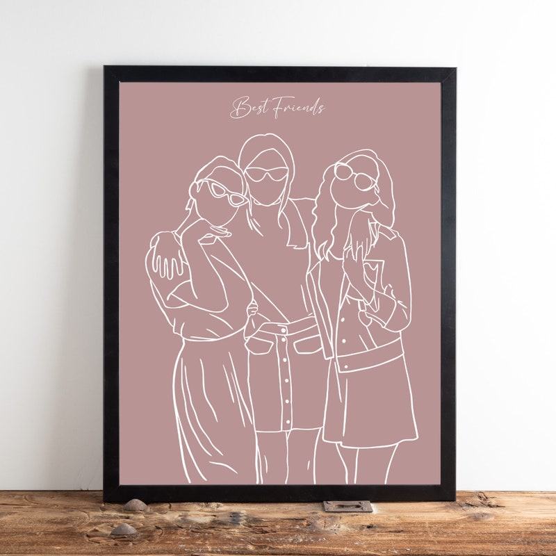 Best Friend Art - Etsy