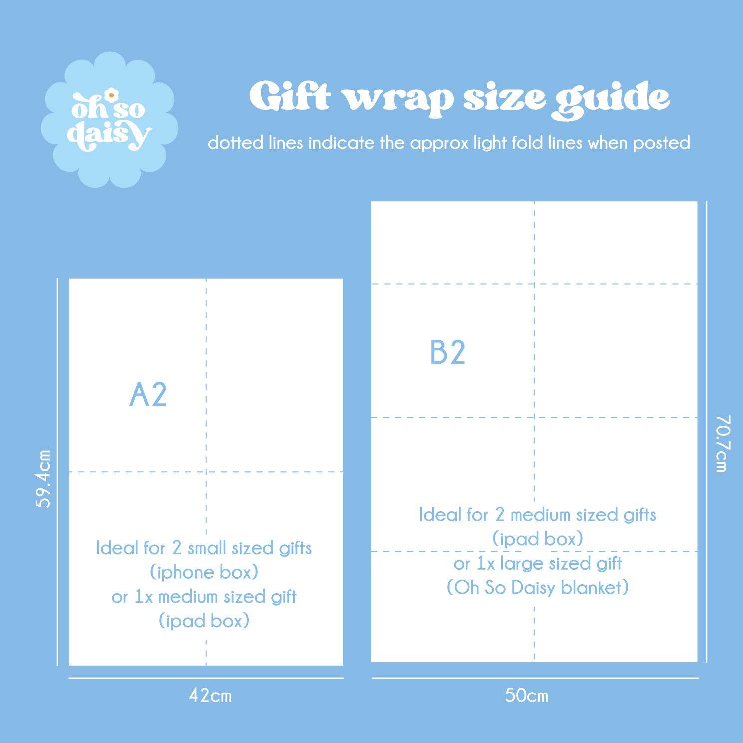 Gift Wrap Sheet: Pink Bow and Stripe Design (A2 Size, Recycled) - Etsy UK