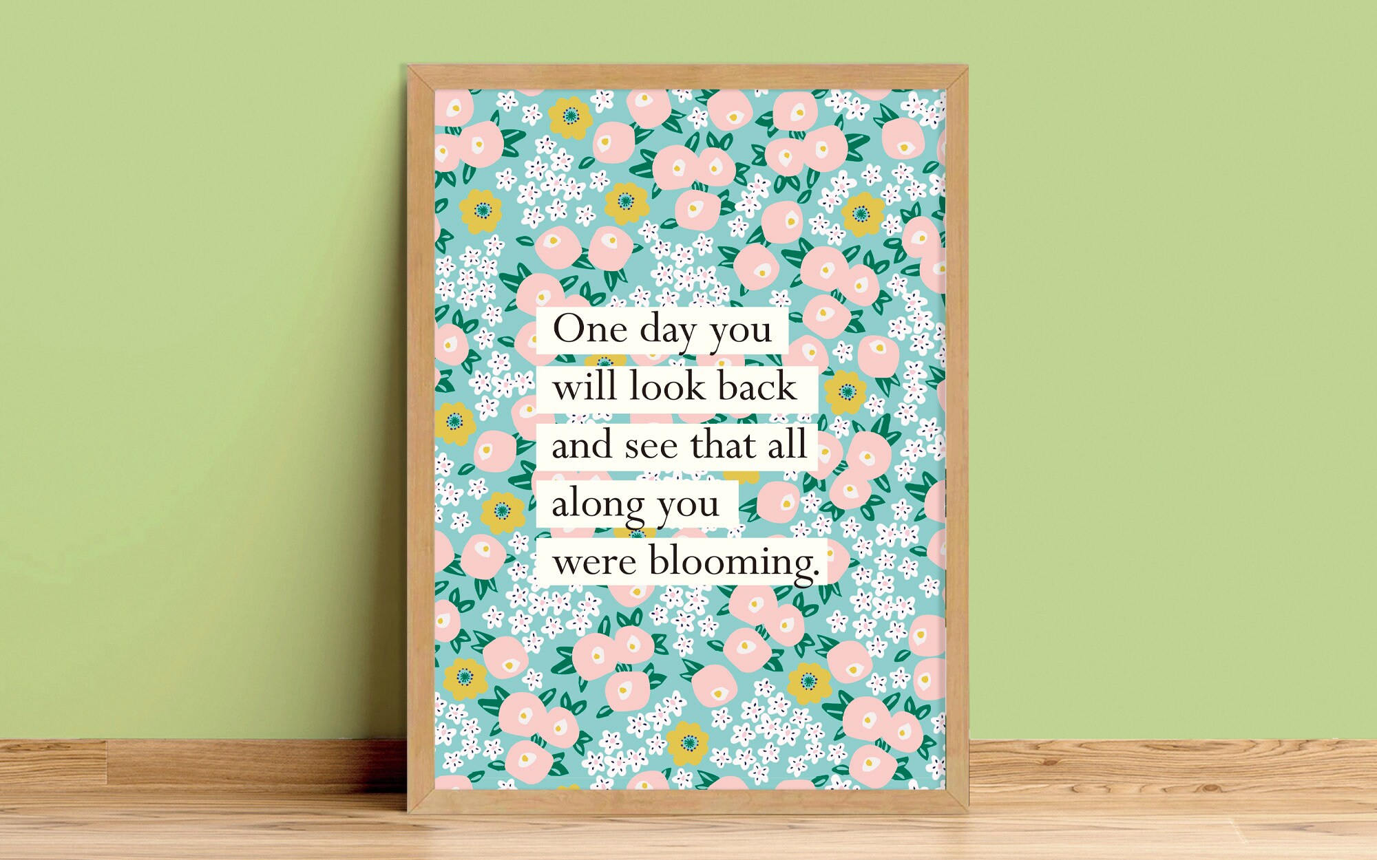 Blooming Flowers Book Quote Art Print Unframed A6 A5 A4 A3 - Etsy UK