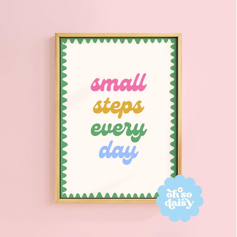 5 Small Steps - Etsy UK
