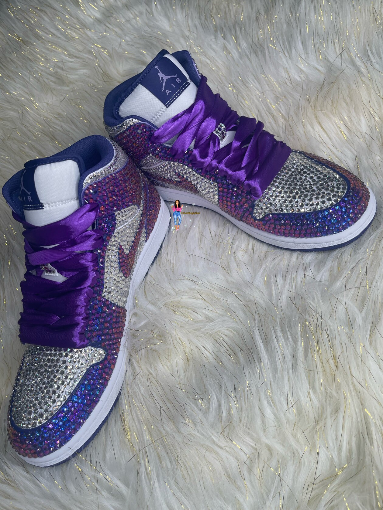 Custom Bling Air Jordan 1 Shoes - Etsy