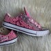 Survivor (breast Cancer Awareness) Bling Converse-bling Sneakers - Etsy