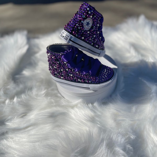 Studded Converse - Etsy