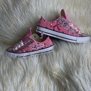 Survivor (breast Cancer Awareness) Bling Converse-bling Sneakers - Etsy
