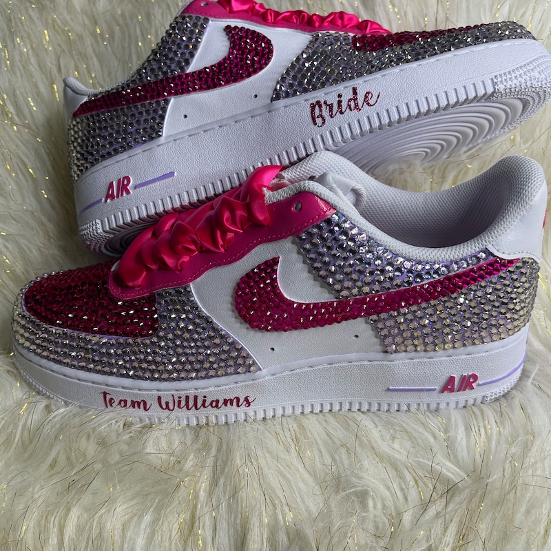 Bling Air Force Ones - Etsy