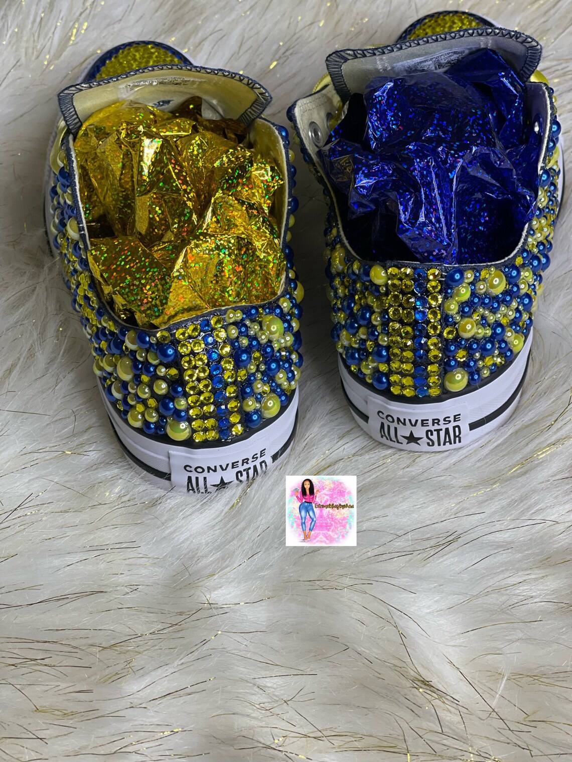 Sigma Gamma Rho Bling Converse-sgrho - Etsy