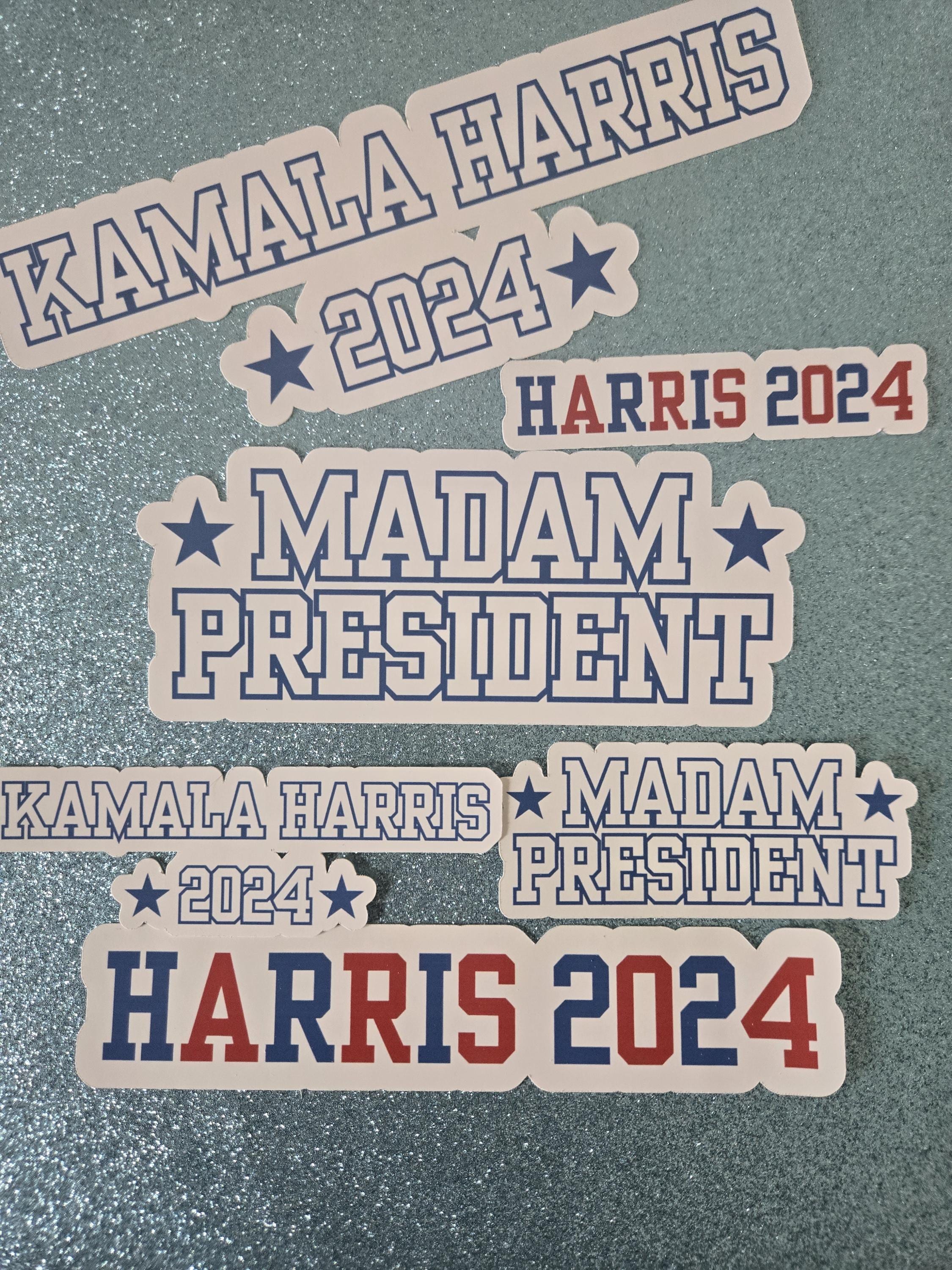 Kamala Harris 2024 Sticker, 2024 Presidential Election Sticker, Madam ...