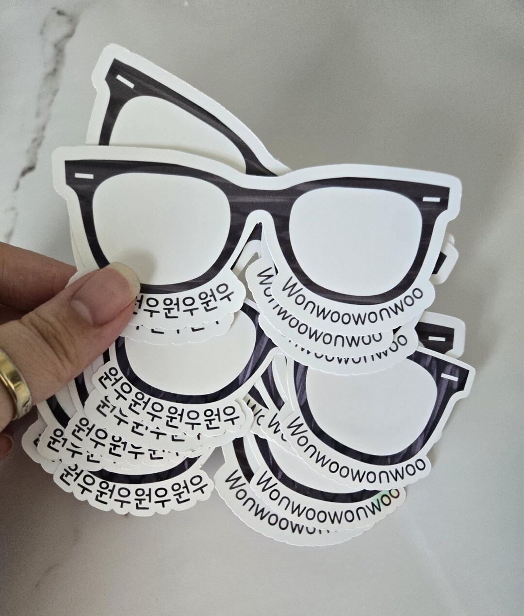 Oopsie Sticker Pack, Wonwoo Sticker, Cute Glasses Sticker, Seventeen ...