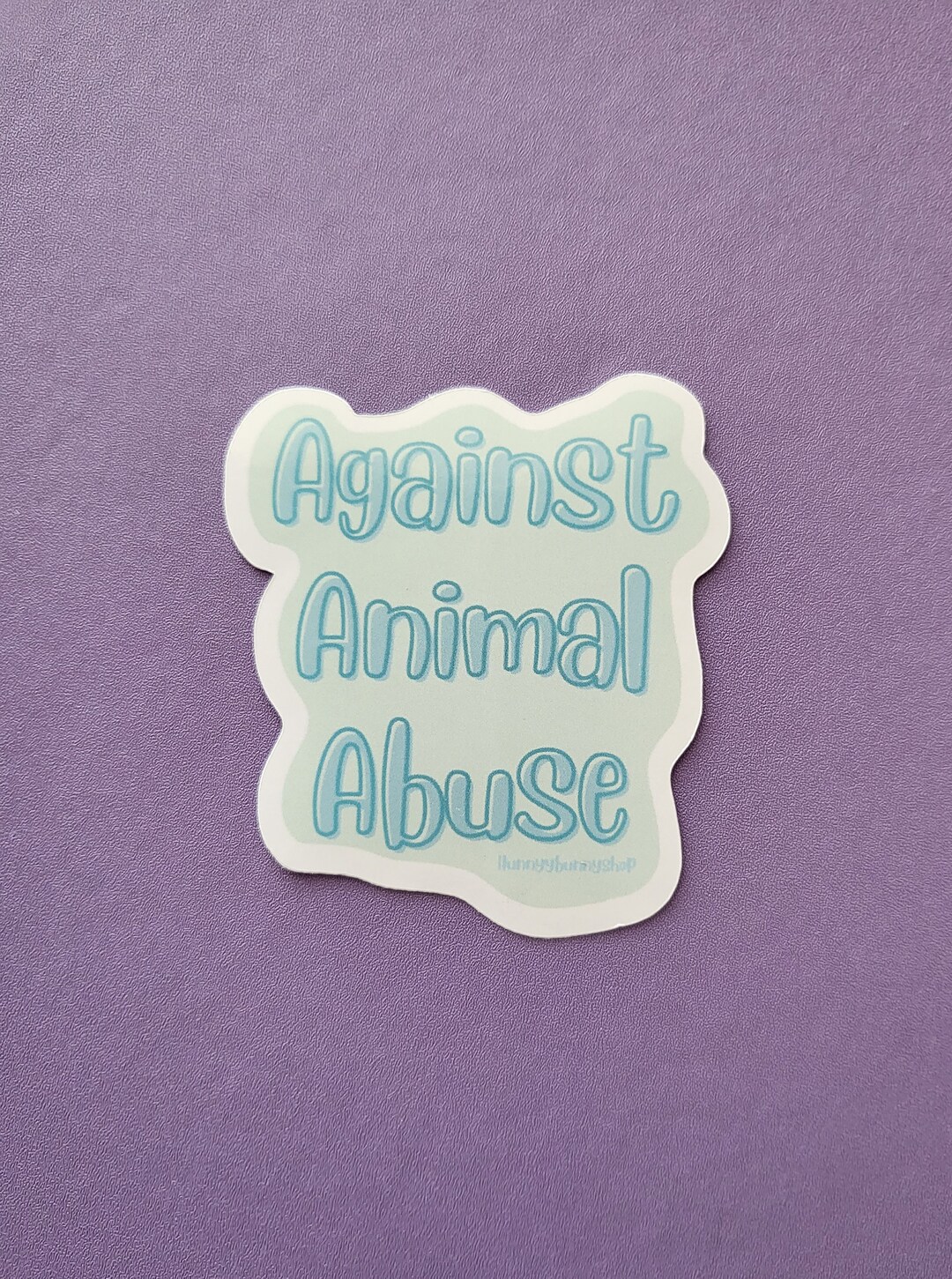 Against Animal Abuse Sticker, Protect Our Animals, Animal Stickers ...