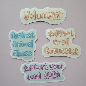 Against Animal Abuse Sticker, Protect Our Animals, Animal Stickers ...