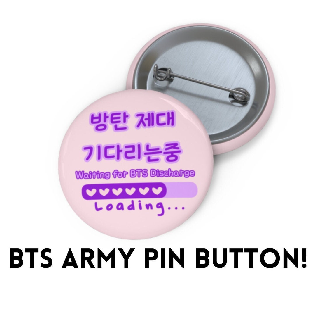 Bts Pin for Army, Bts Discharge 2025 Fan Merch, Funny Bts Gifts, Kpop ...