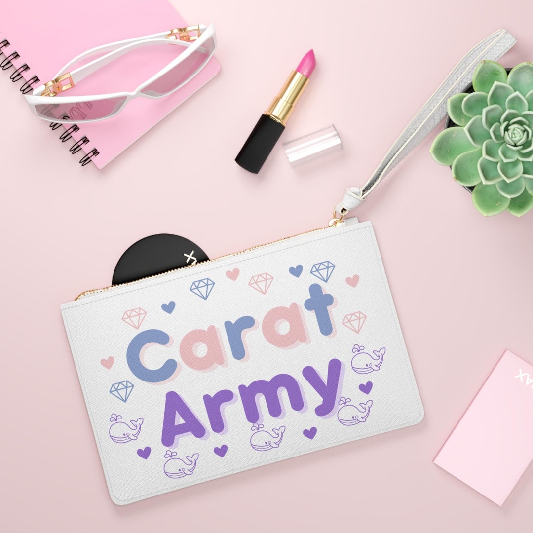 BTS Seventeen Fan Clutch Bag, Bts Fan Army, Seventeen Fan Carat Gifts ...